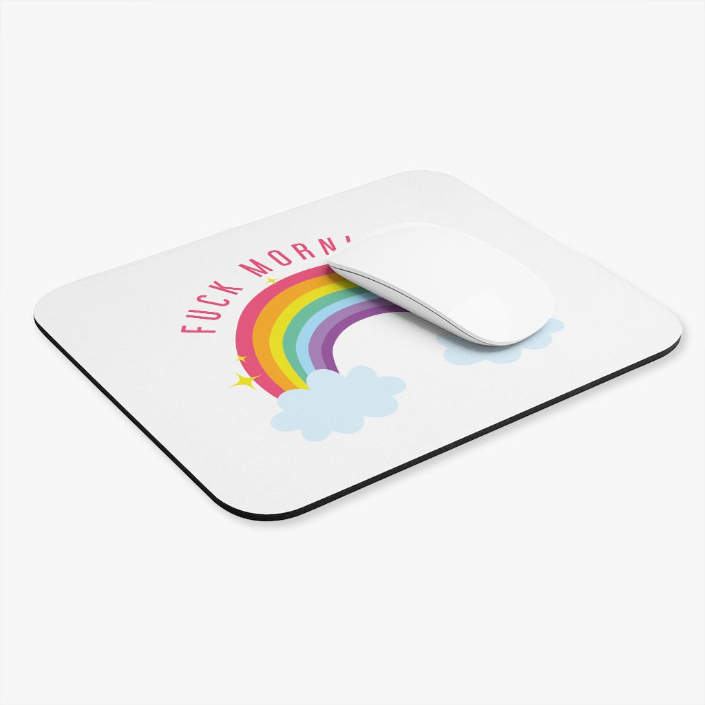 F*ck Mornings Motivational Mouse Pad | Sarcastic ME